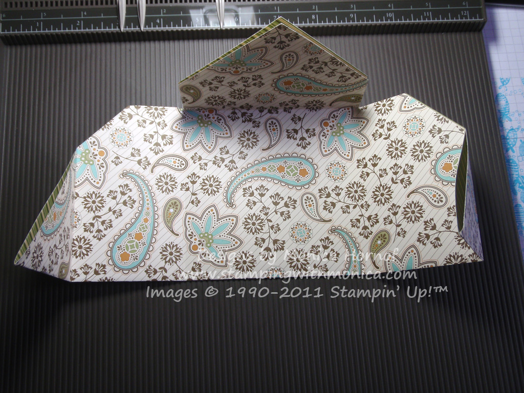 Stamps 'n Jewels: Origami Diamond Fold Tutorial