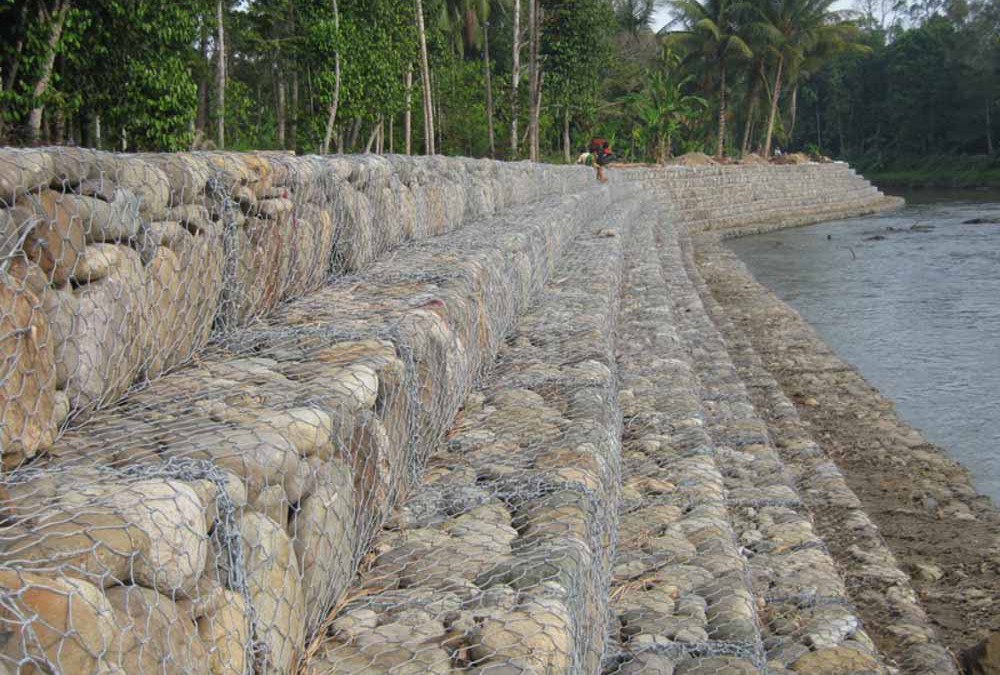 Download Bahan Rencana Pemasangan Talud - Bronjong (Shop Drawing + RAB + Vol) - Sudut Sipil