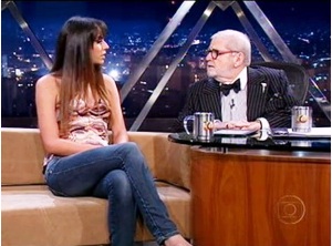 Diferença Viva: "Jô Soares" entrevista a modelo transexual "Felipa Tavares"
