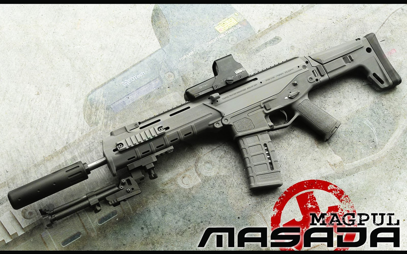 VEICULOS E ARMAMENTOS MILITARES: MAGPUL MASADA/ BUSHMASTER/ REMINGTON ACR
