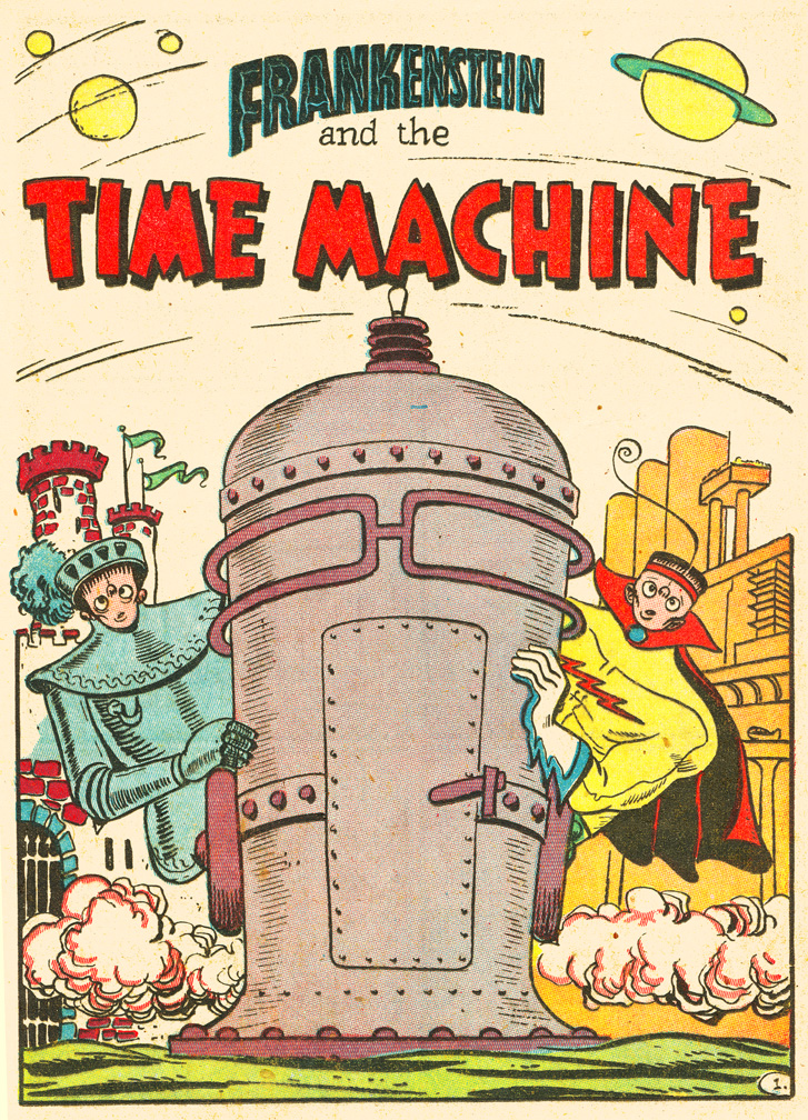 The Greatest Ape: "Frankenstein and the Time Machine" by Dick Briefer