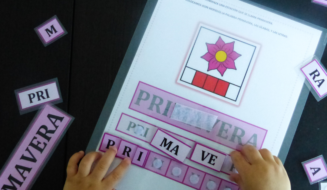 Cuaderno TEACCH sobre la primavera