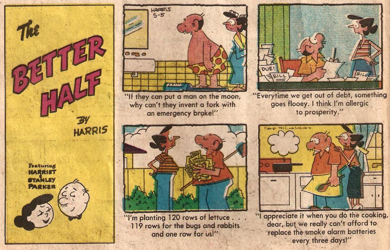 Sunday Comics Debt: The Better Half