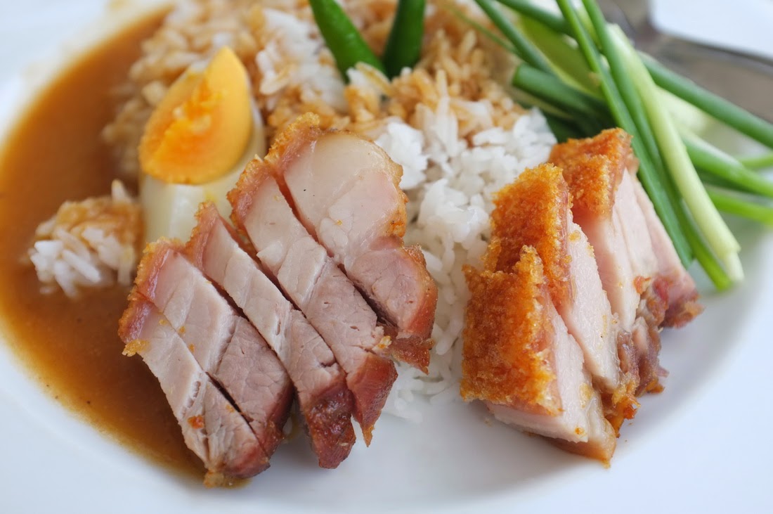 Crispy Pork with Rice | Thai Cuisine Recipes