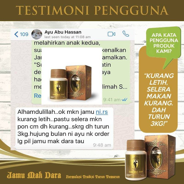 MAK DARA KAPSUL (JAMU MAK DARA GOLD) NEW PACK | BEAUTY KIOSK