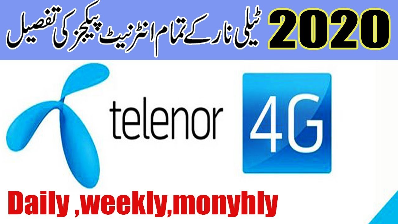Telenor Internet Packages 2020