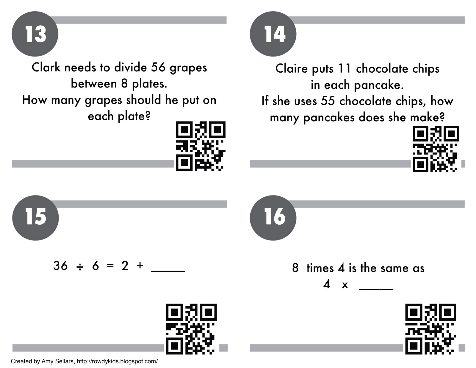 The Rowdy Kids in 3: QR Code Quick Start Guide