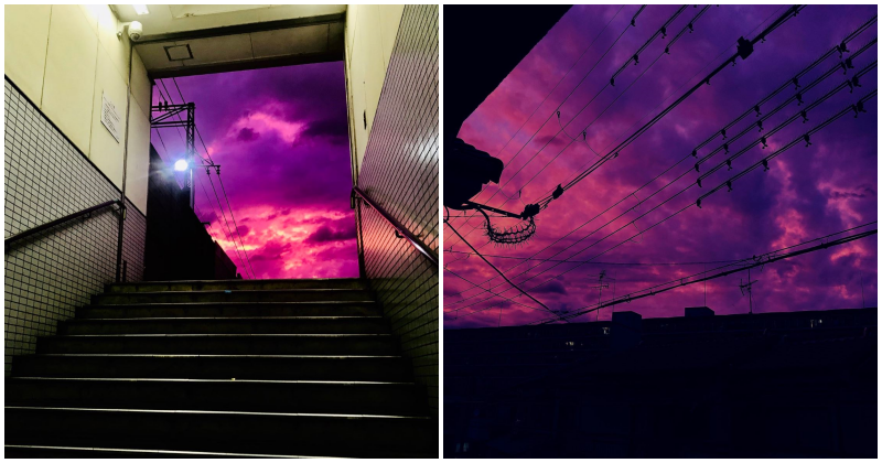 OH DUNIA!: Japan’s Sky Turn DARK PURPLE As 60 Years Strongest Super ...
