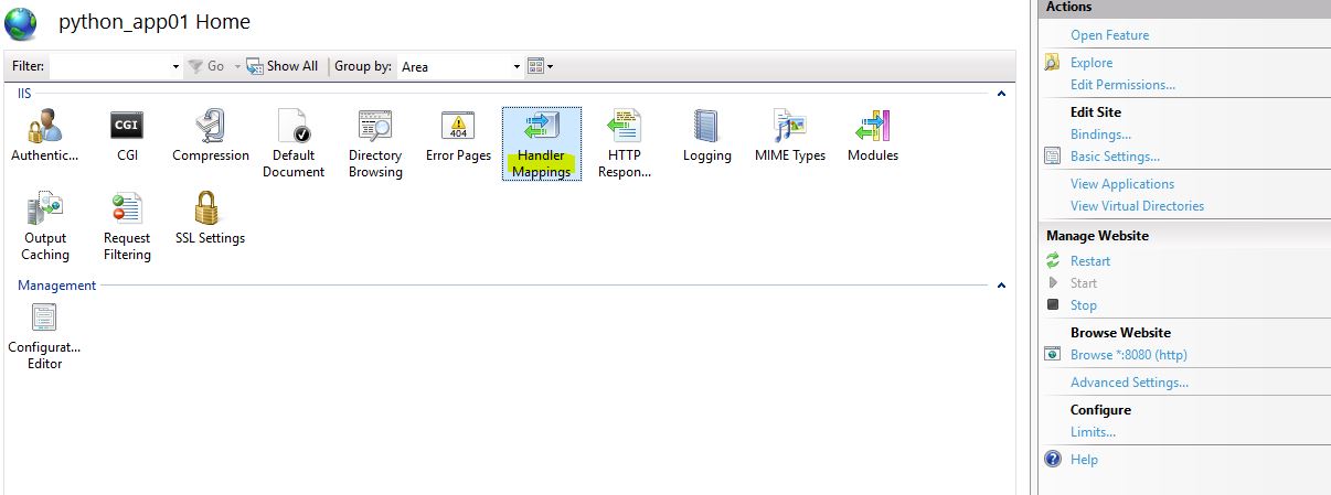 Implementación de aplicaciones web Python (Flask) en Windows Server ...