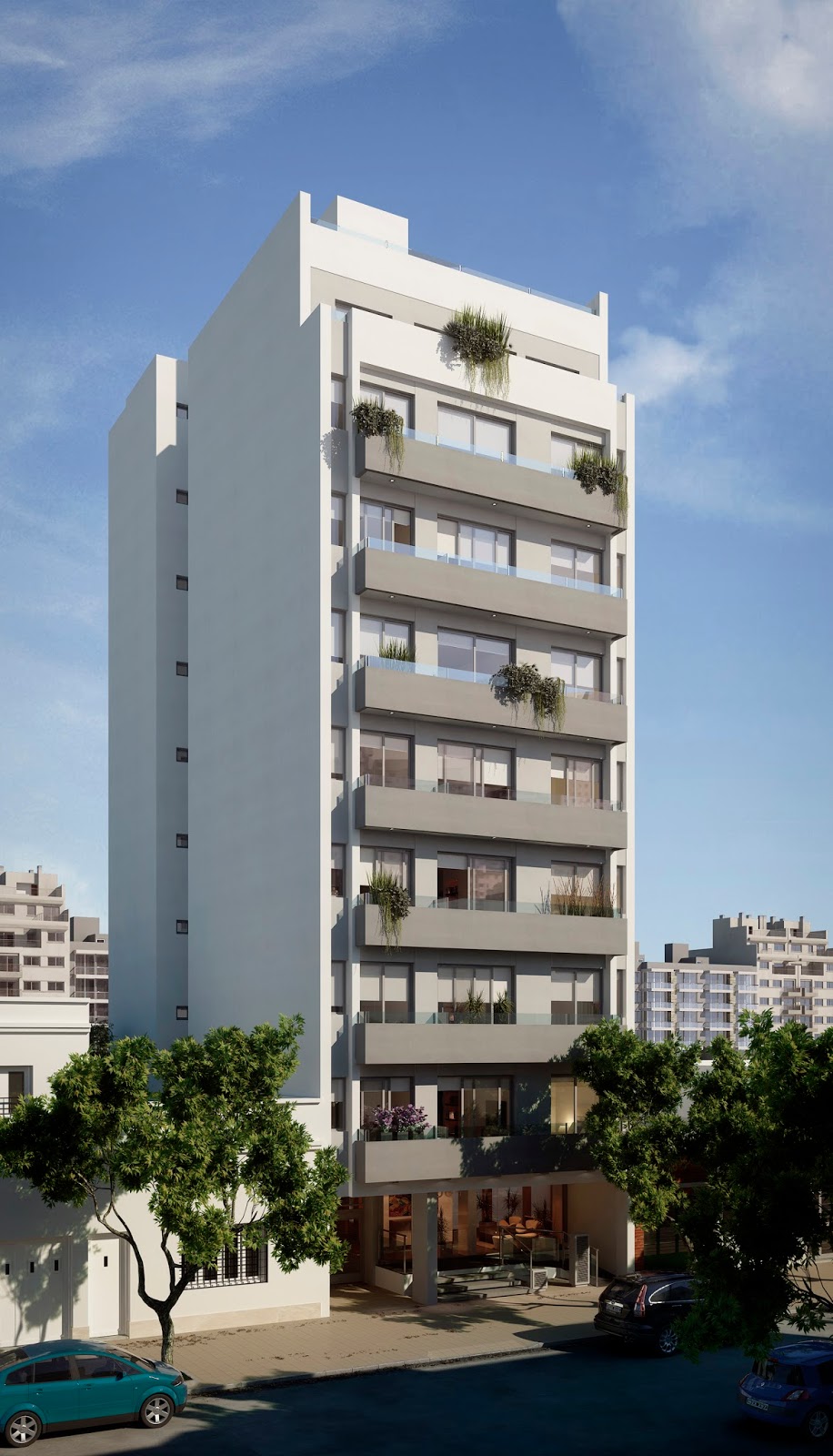RENDERS - IMAGENES 3D: Renders: Edificio 16 en La Plata.