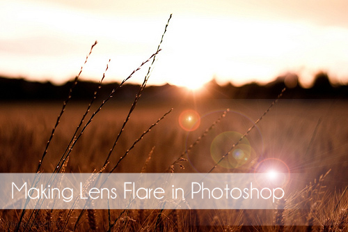 How to create lens flare effect in photoshop - Adventure with Photoshop