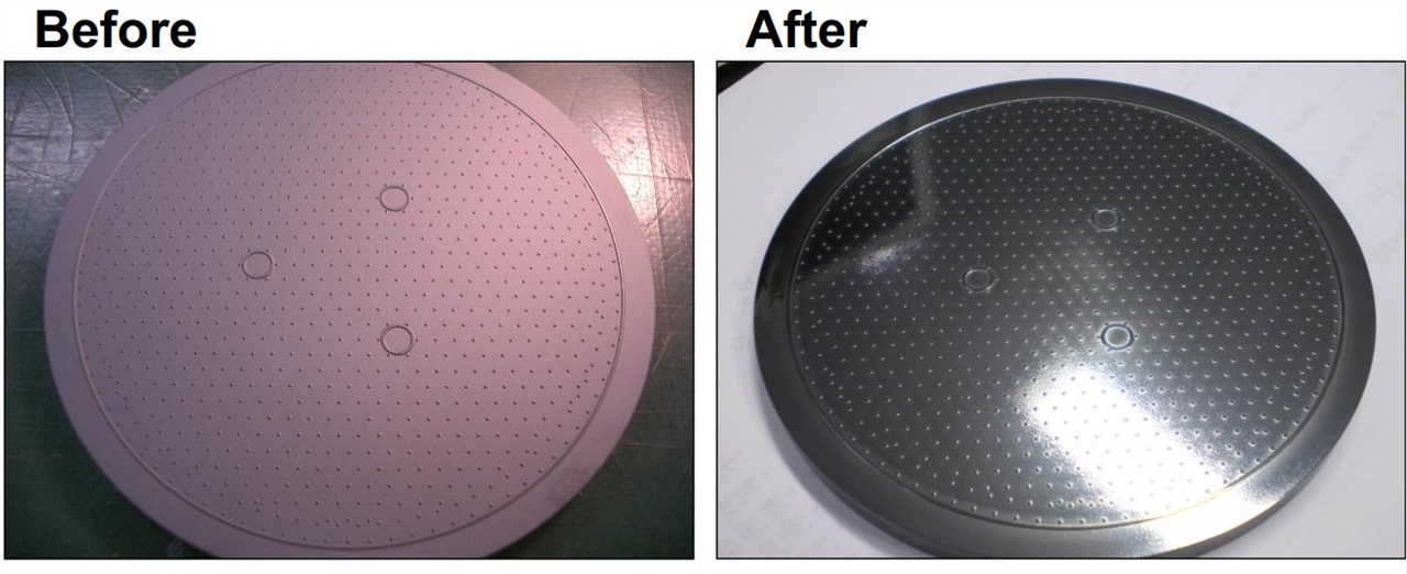 electrostatic chucks: Refurbishment of Electrostatic Chucks (ESC)