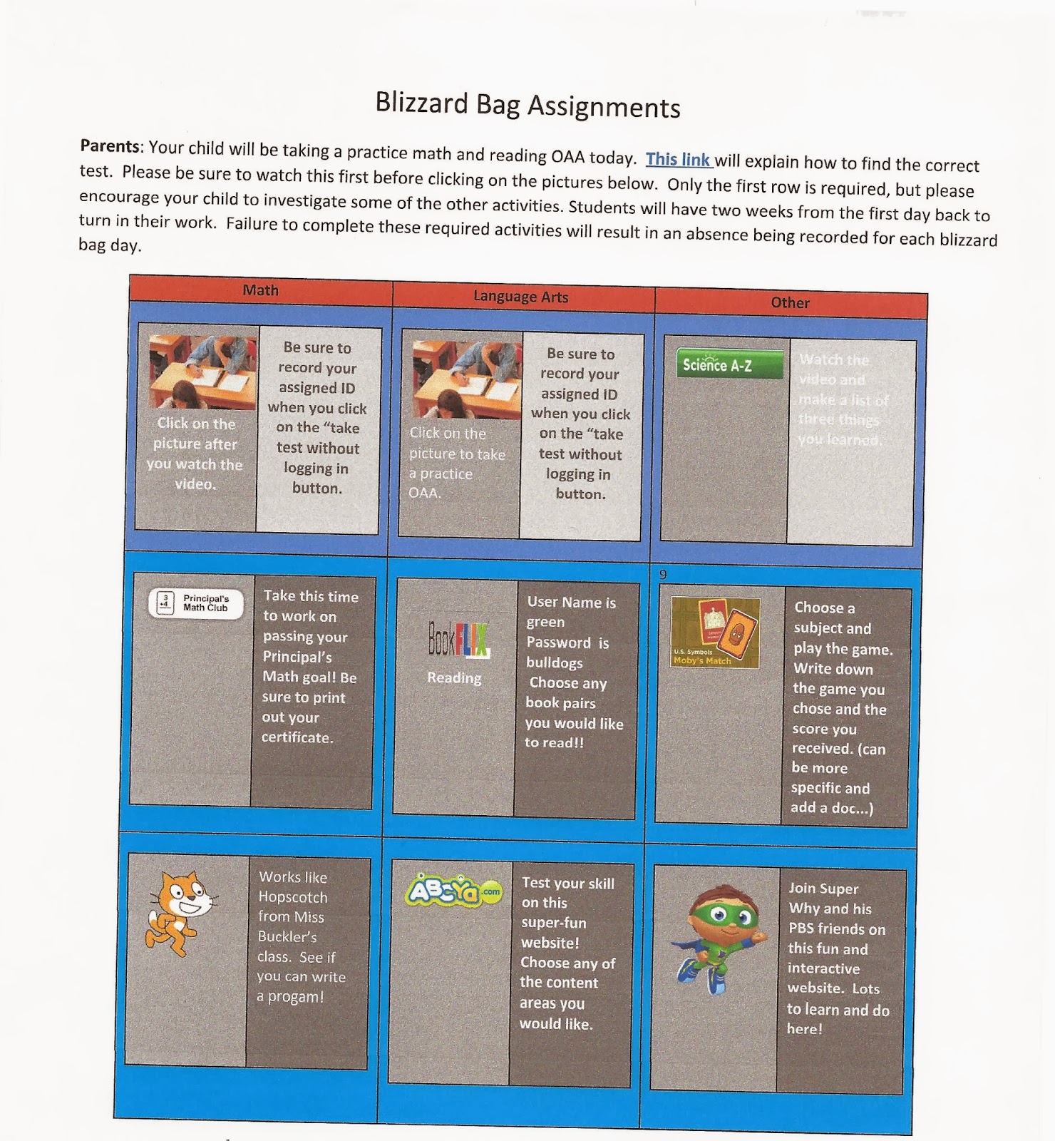 10th Period: Blizzard Bags Prove High-Stakes Testing Impact