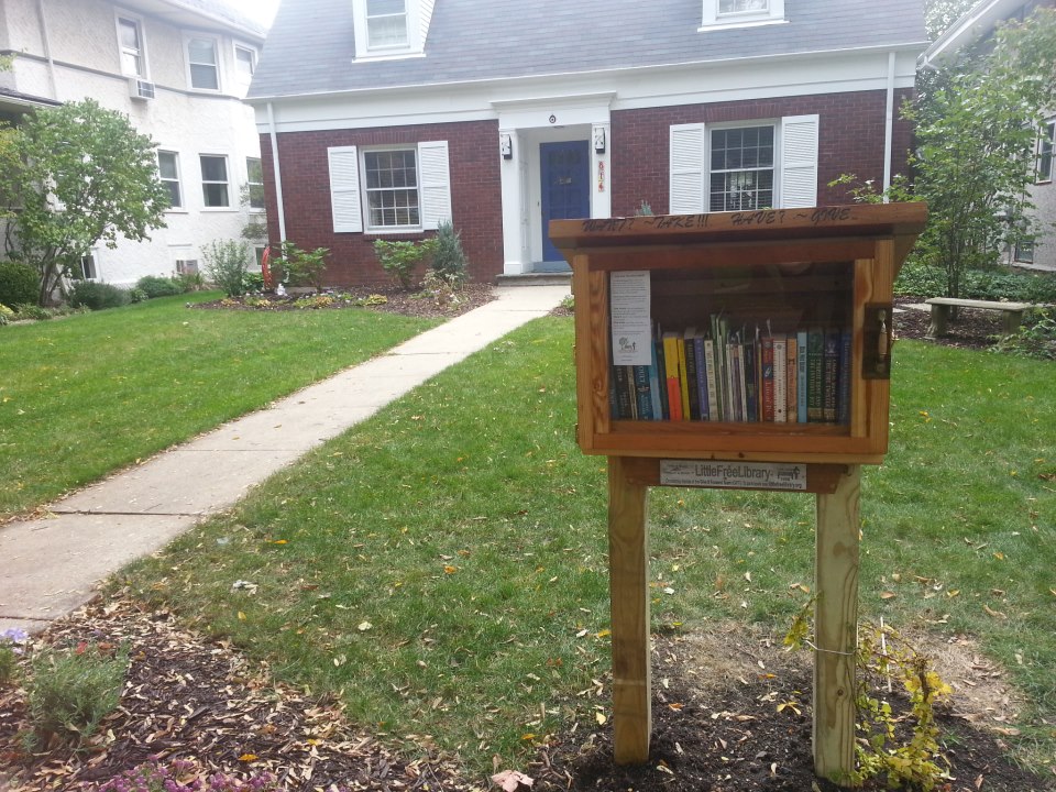 Balancing the Books: Need something to read? Check your neighbor's yard ...
