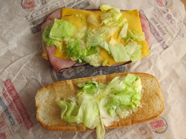Review: Burger King - Yumbo Hot Ham & Cheese Sandwich