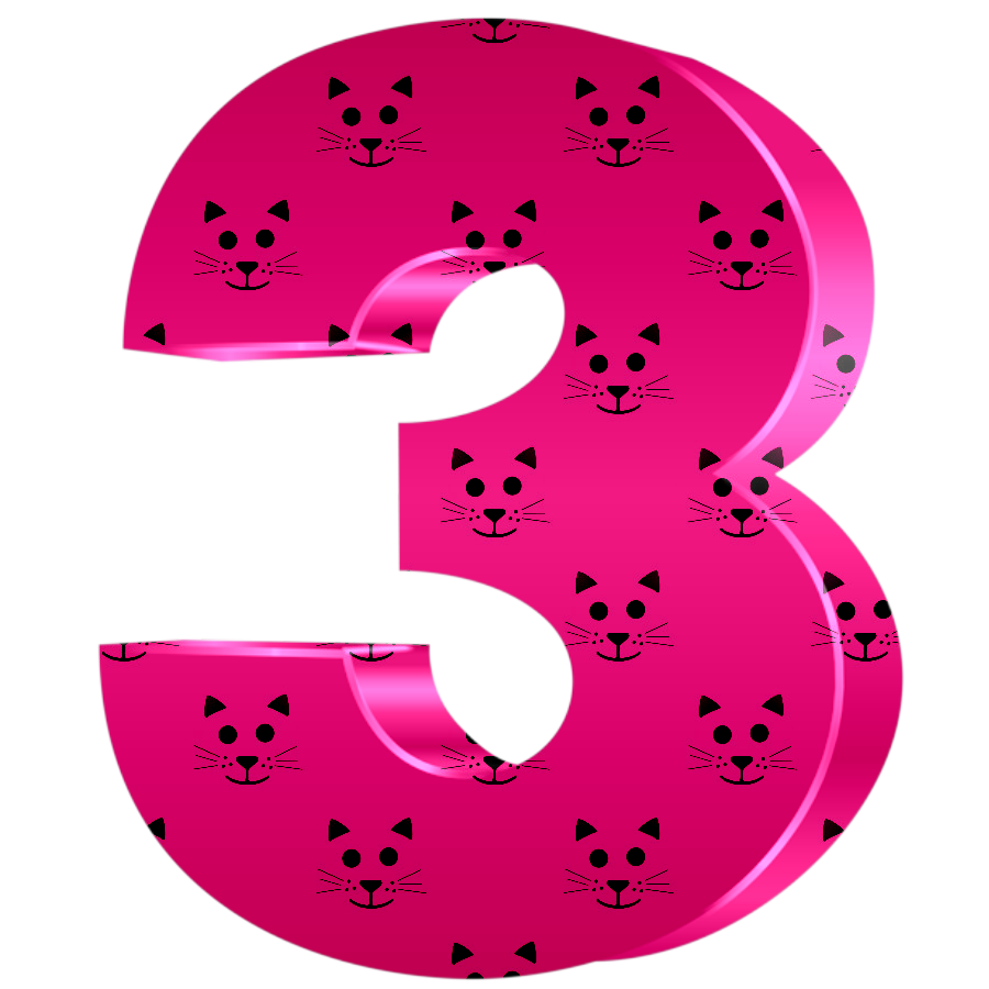 M. Michielin Alphabets: PINK CAT PUPPY ALPHABET, ICONS AND NUMBERS PNG