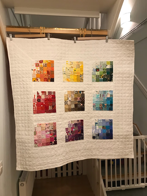 The 12 color block quilts