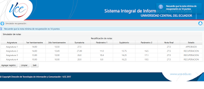 UCE Facultad de Ingeniería y Ciencias Aplicadas: SIIU Simulador de ...