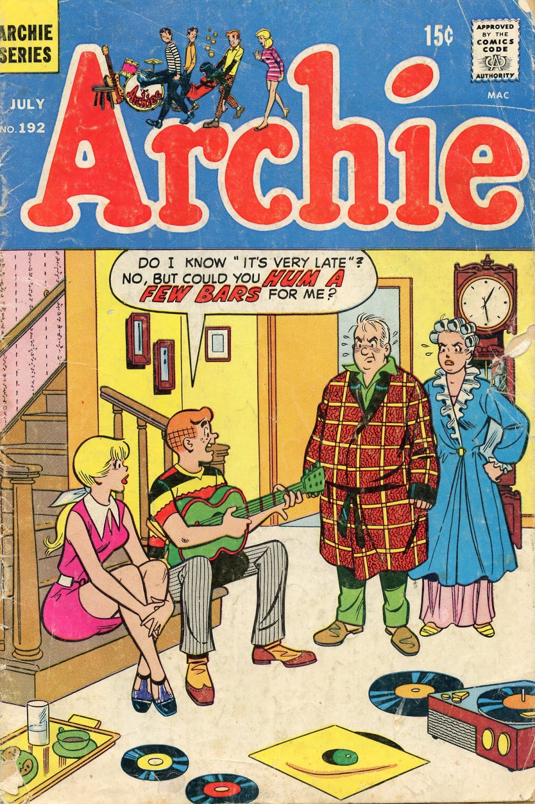 Scanned Vintage Graphics: 15 cent Archie Comic