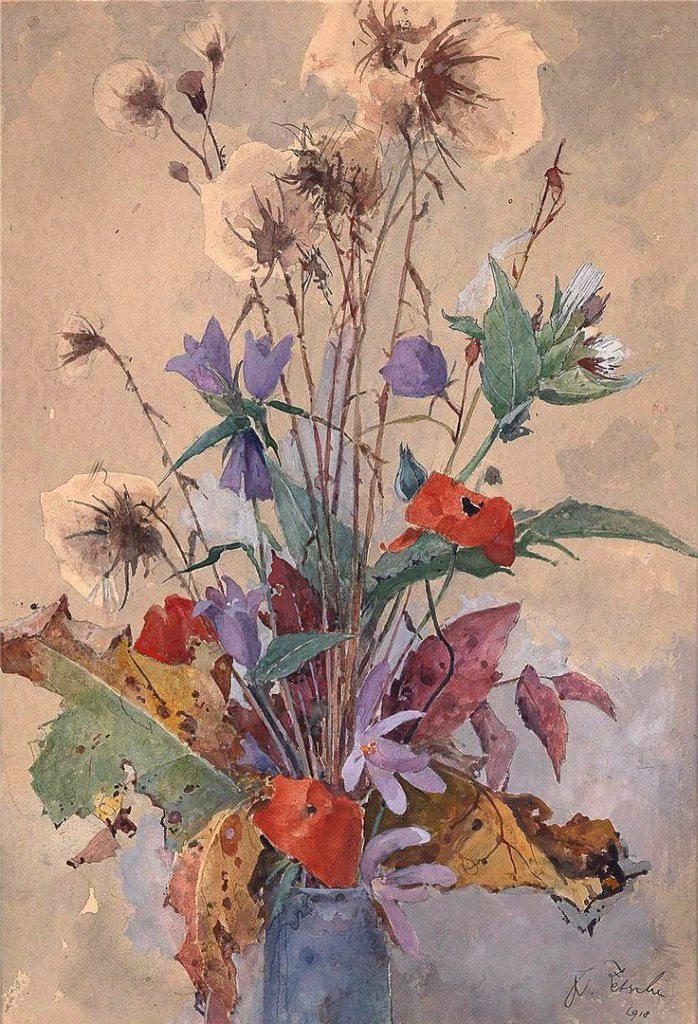 Gustav Feith (1875-1951) | Flowers painter | Tutt'Art@ | Pittura ...