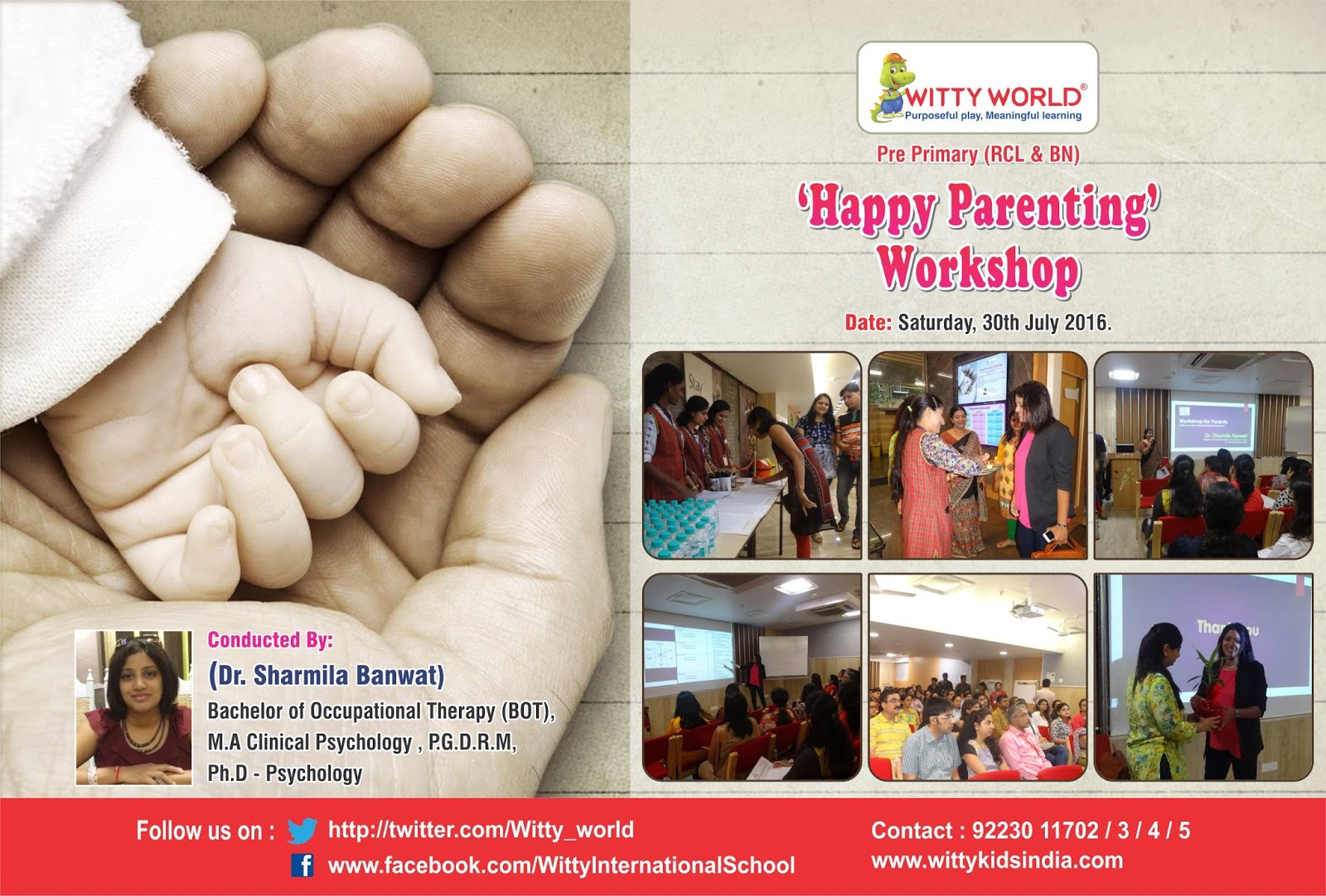 On the top of the World...: Happy Parenting Workshop