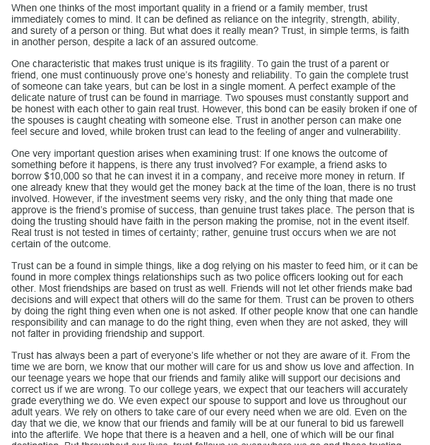 Definition Argument Essay Examples ~ Certificate Letter