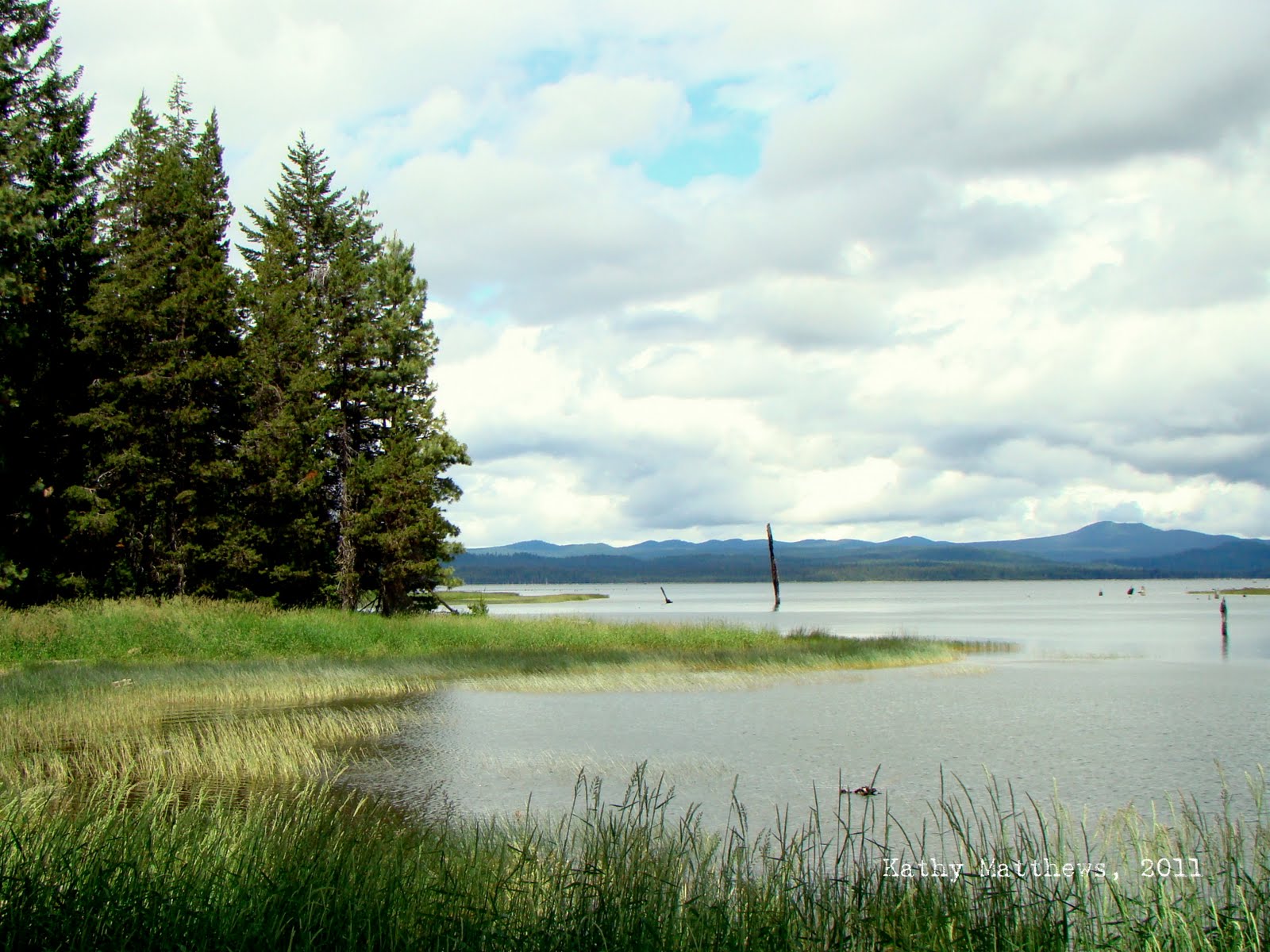 Central Oregon: Crane Prairie Reservoir: Browns Mountain Boat Landing