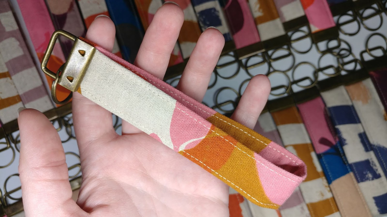Slice of Pi Quilts: Handmade Key Fob Wristlet Tutorial