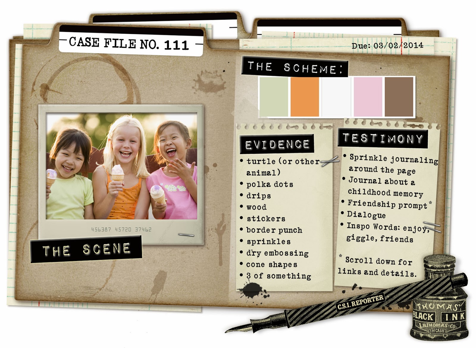 Scrap Your Mama Never Taught You: CSI Case File #111 - Friend