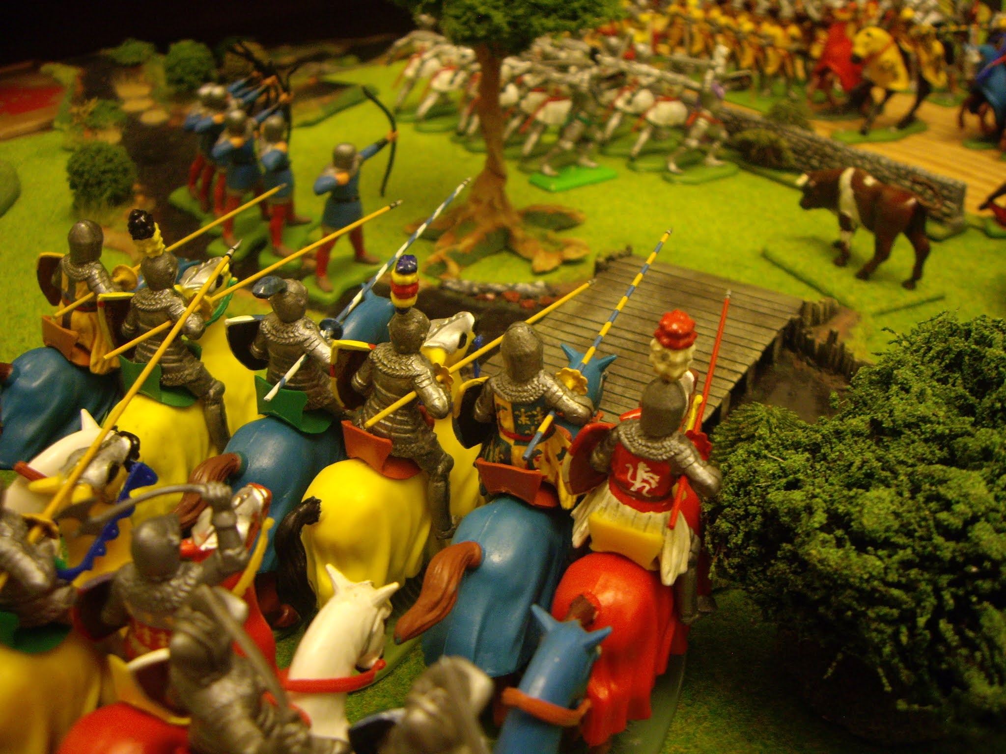 Wargaming with 54mm Toy Soldiers: MEDIEVAL WARGAME 54MM