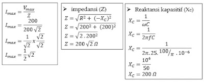 Latihan soal fisika kelas 12 materi : rangkaian seri RLC | FISIKA