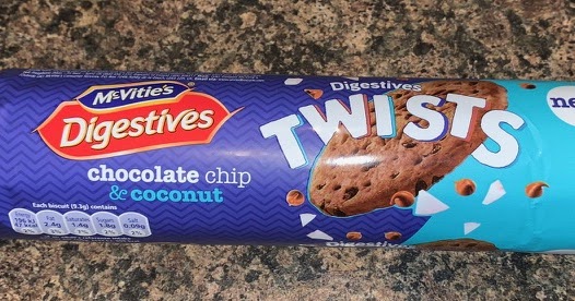 FOODSTUFF FINDS: McVities Digestives Twists - Chocolate Chip and ...