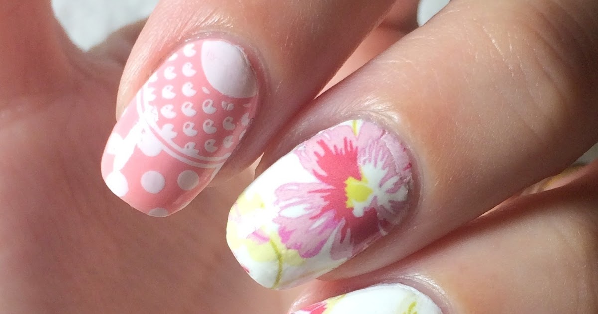 Midnight Stamper: Simple Sunday: Pink Teacup Nails ft. MoYou London ...