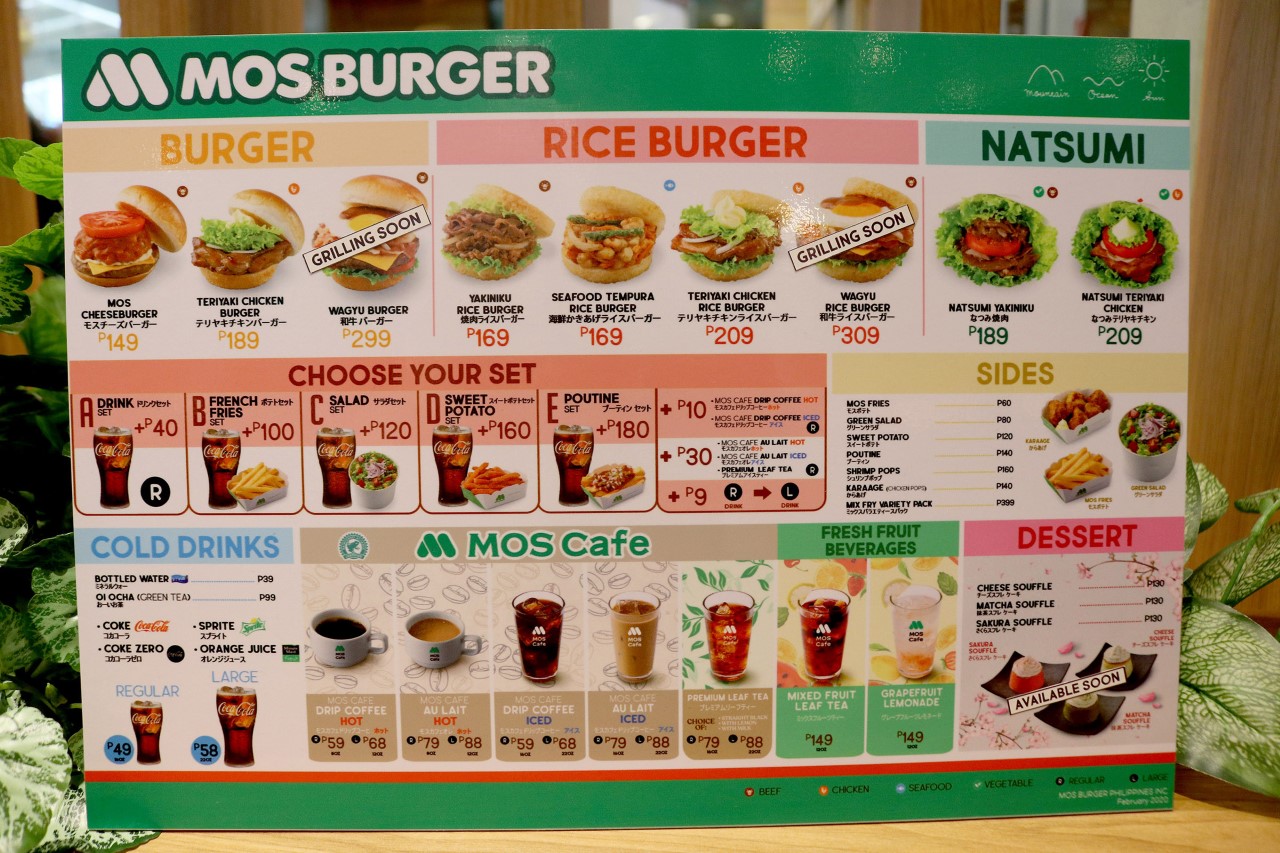 MOS Burger Philippines CEO Hubert U. Young arrived in a rally-inspired ...