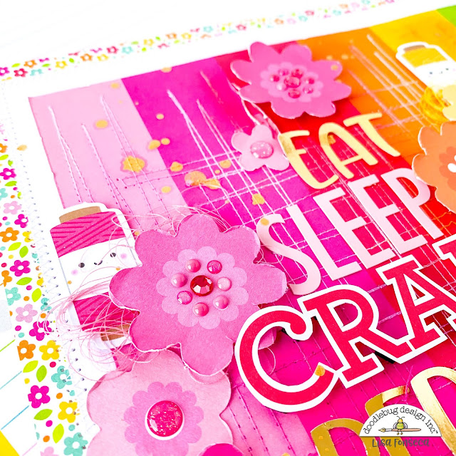 Doodlebug Design Inc Blog: CUTE & CRAFTY EAT-SLEEP-CRAFT-REPEAT LAYOUT ...