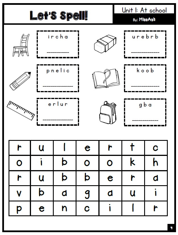 ASH THE TEACHER: YEAR 1 L23 - L27 (U1)