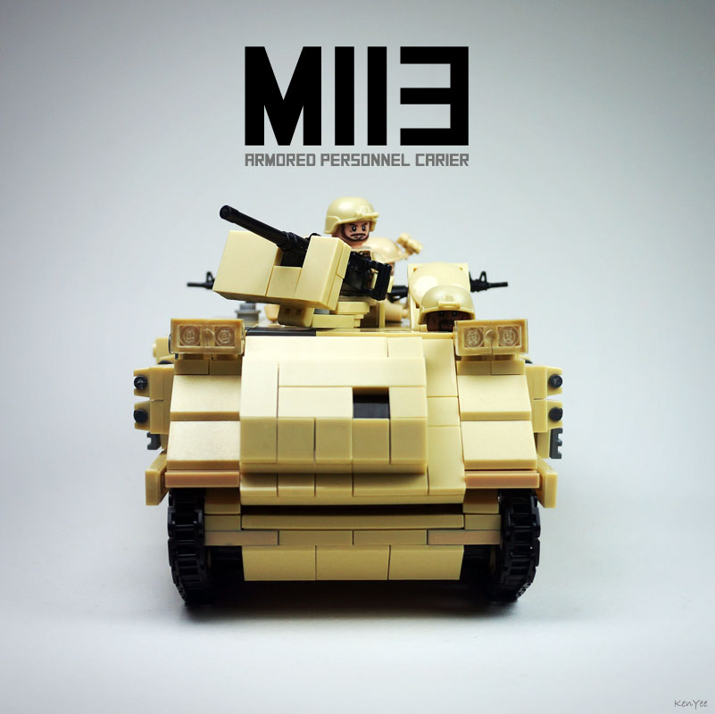 RED6: Construction Bricks American M113 Armored Personnel Carrier