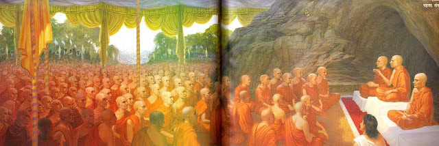 The First Buddhist Council - TheBuddhaPictures