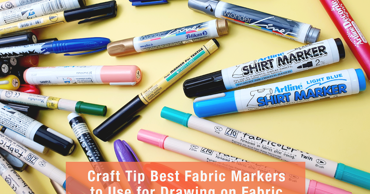 Craft Tip Best Fabric Markers To Use For Drawing On Fabric The Artsy Craft Tip Best Fabric Markers To Use For Drawing On Fabric The Artsy