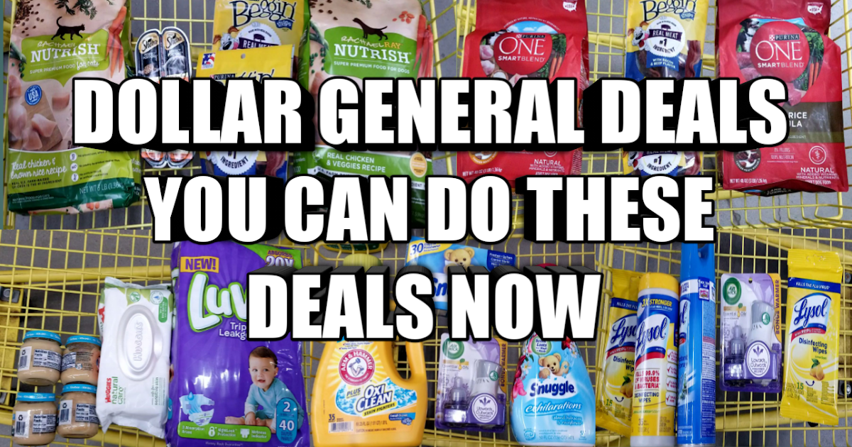 DOLLAR GENERAL DEALS| YOU CAN DO THESE DEALS NOW