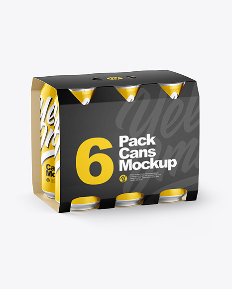 230+ Best Drink Six Pack Mockup Templates | Free & Premium