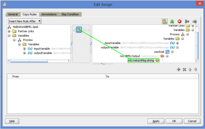 Soa And Bpm My Learnings Creating A Simple Bpel Process Helloworld Bpel