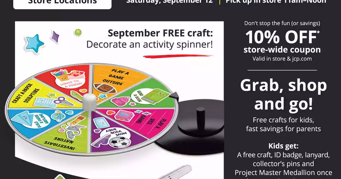 Coupon Savvy Sarah Upcoming FREE JCPenney Kid s Zone Project Grab An coupon-savvy-sarah-upcoming-free-jcpenney-kid-s-zone-project-grab-an