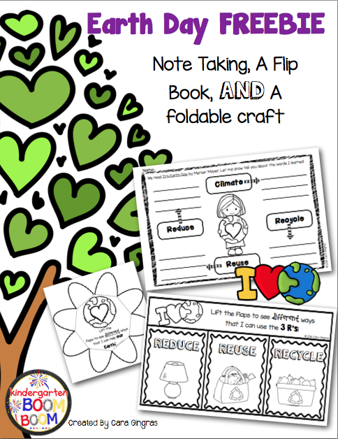 Kindergarten Boom Boom: Earth Day Blog Hop FREEBIE