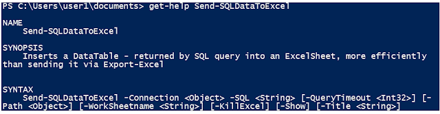 Powershell one liner to export data directly from SQL Server to Excel ...