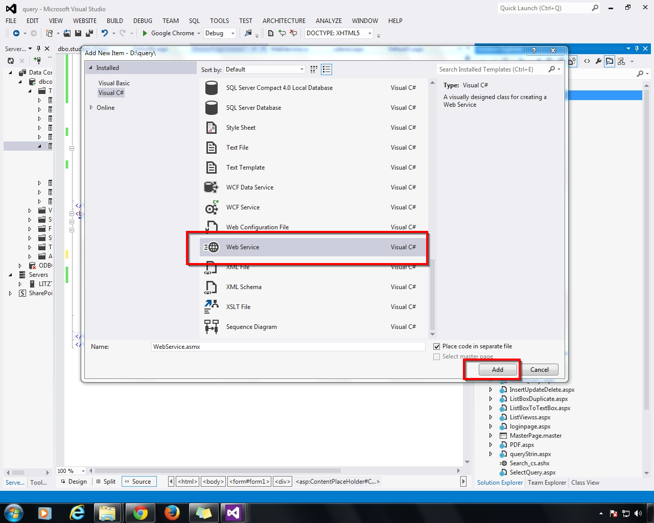 Auto Suggestion Search Textbox In Masterpage Using Jquery And Webservices In Aspnet C