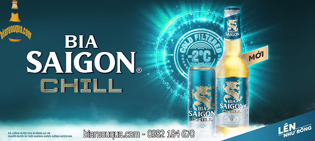 Bia Saigon Chill 4.6% thùng 24 lon 330ml, bia chai SAIGON Chill