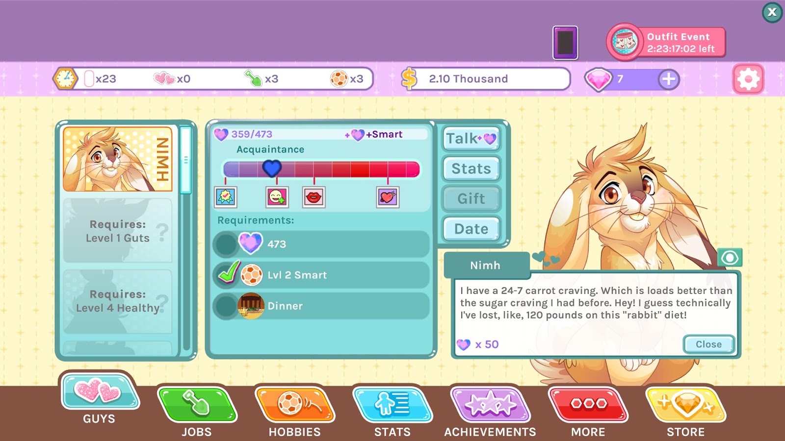 Uma semana de Blush Blush - free dating sim hot ~ Otome game br e