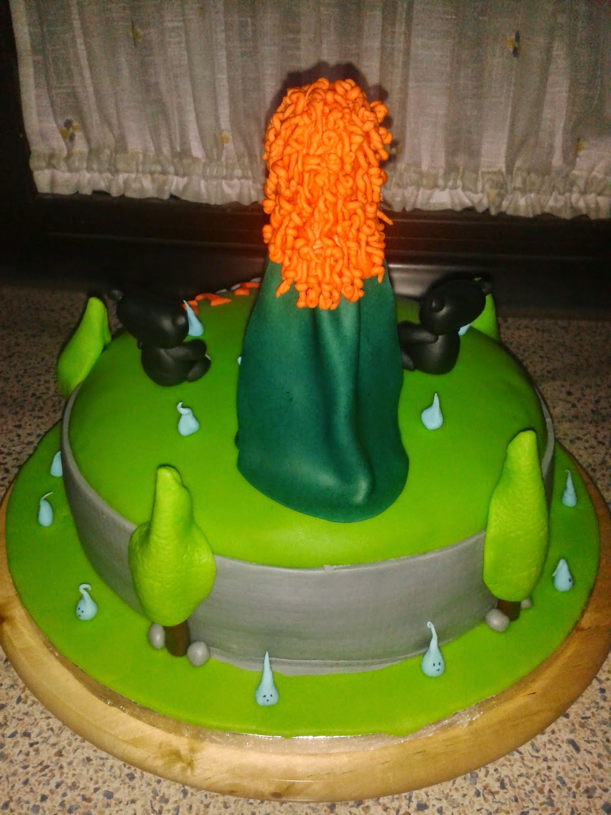 LAS CREACIONES DE NANA: Tarta Merida ( Brave, Disney)