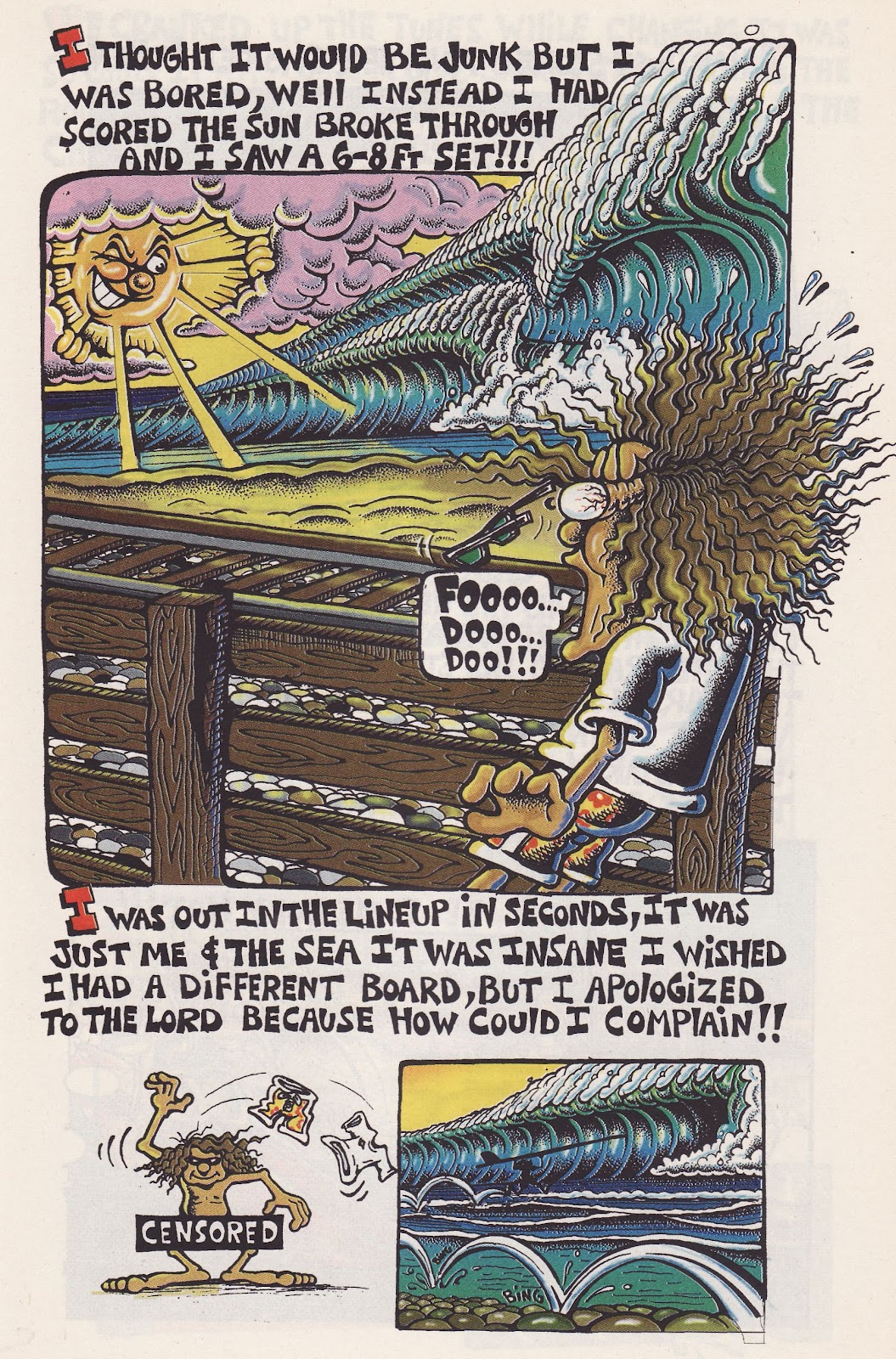 Goin' Underground: Surf Crazed Comics #1 (Pacifica, 1991) ~ Off The ...